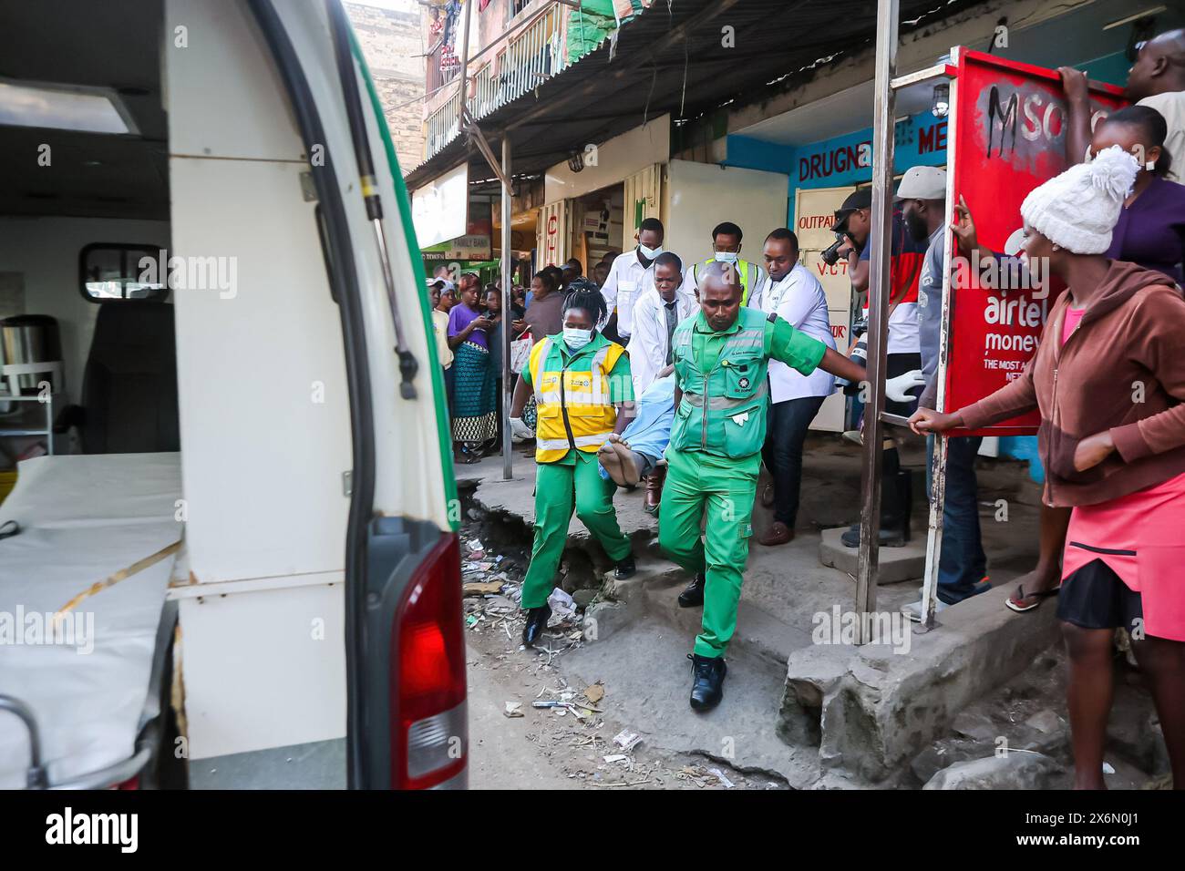 May 13, 2024, Nairobi, Kenya: The St. JohnÃ-s Ambulance emergency ...