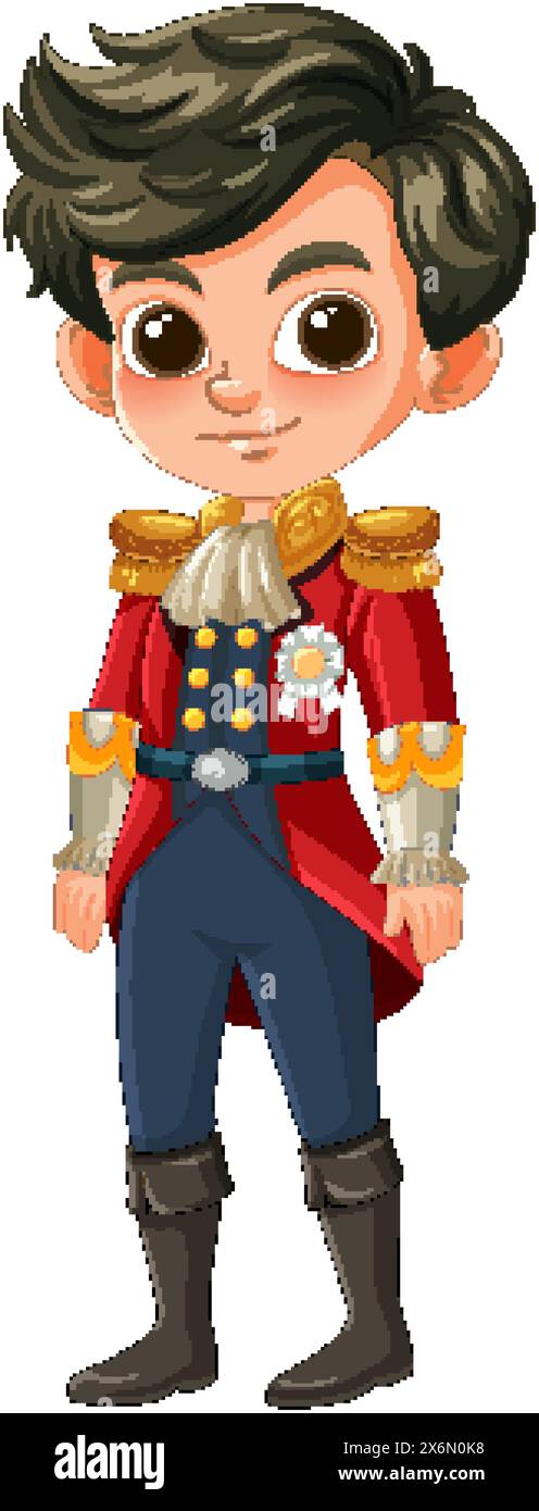 Regal boy vector vectors hi-res stock photography and images - Alamy