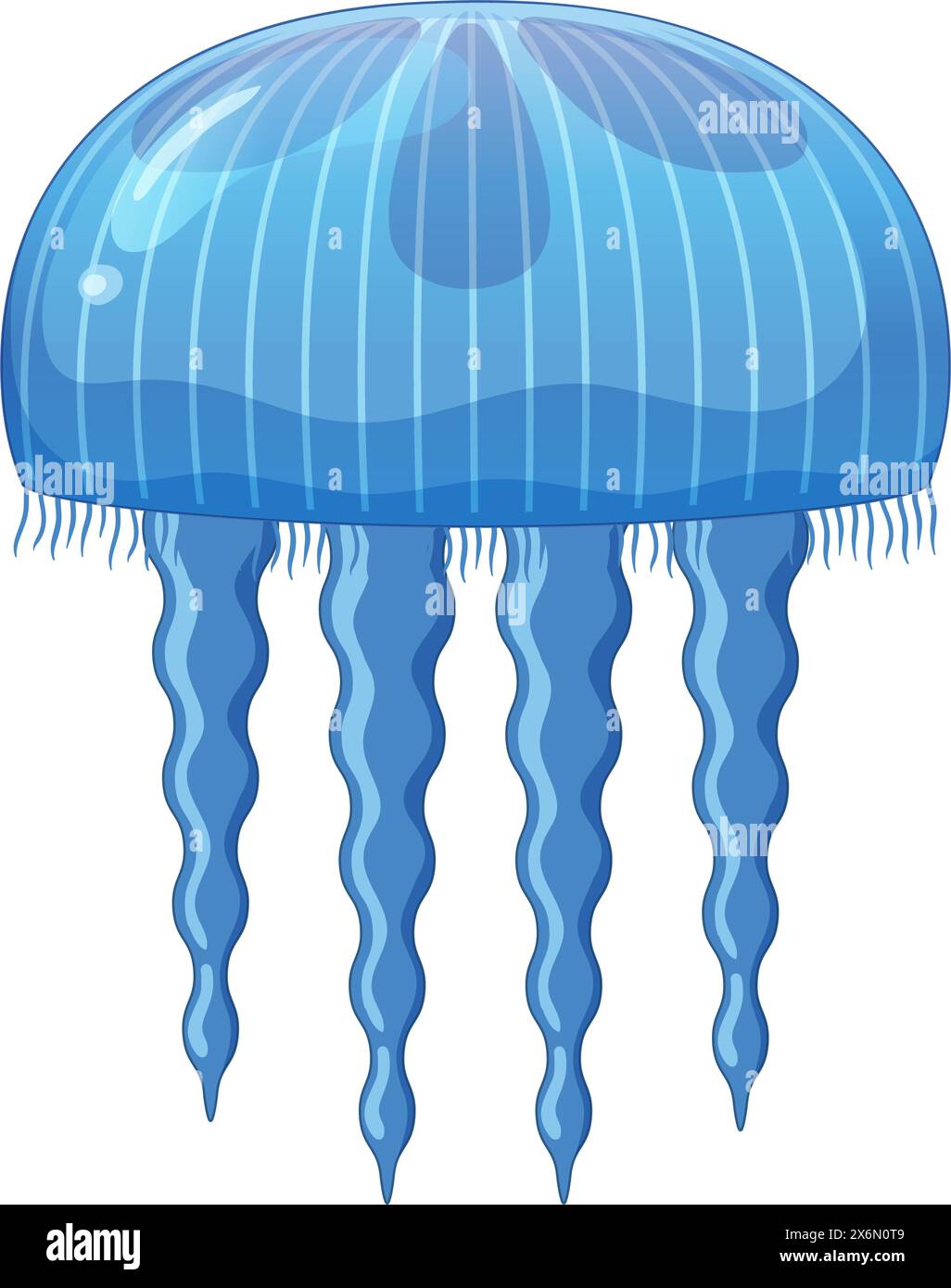 Floating jellyfish illustration vector Stock Vector Images - Alamy