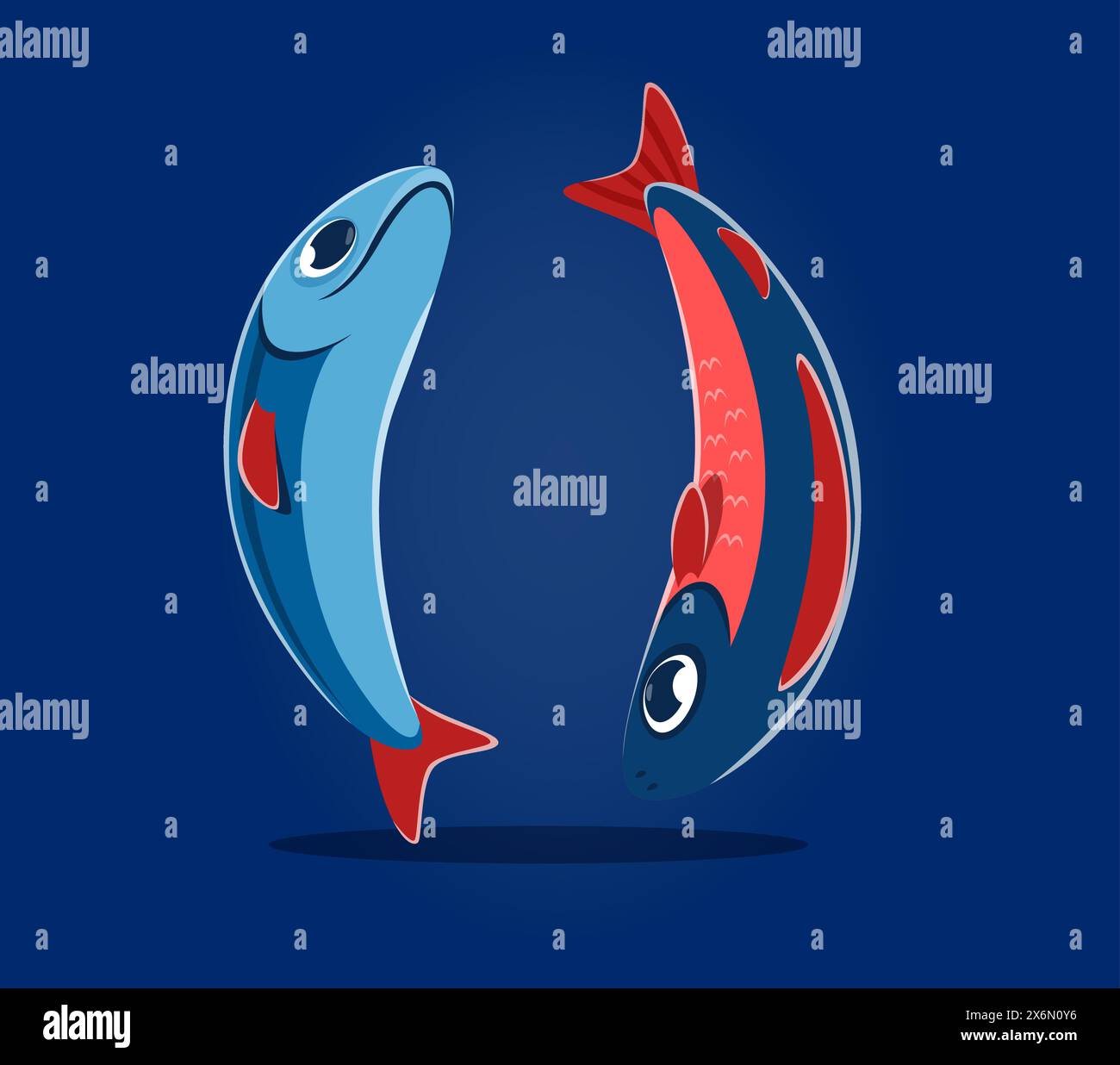 Underwater sea animals font and undersea type brackets of fishes ...