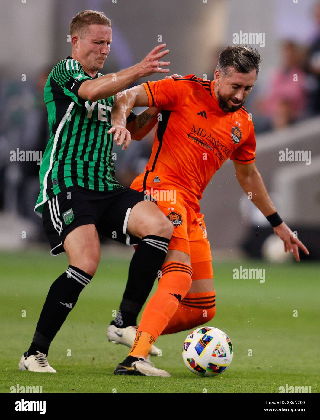 Austin, Texas, USA. 15th May, 2024. Austin FC midfielder Alexander Ring ...