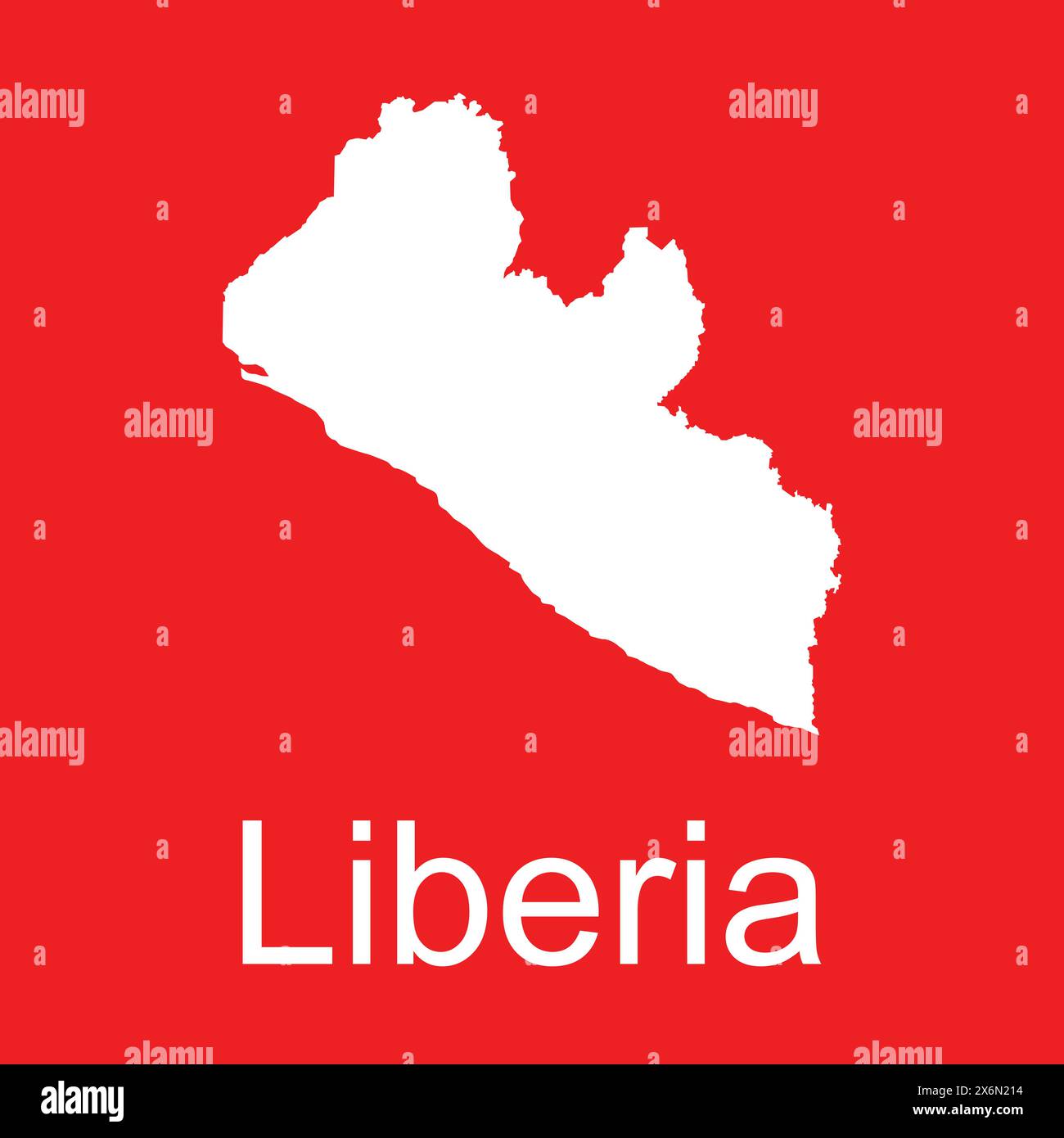 liberia map icon illustration design Stock Vector Image & Art - Alamy