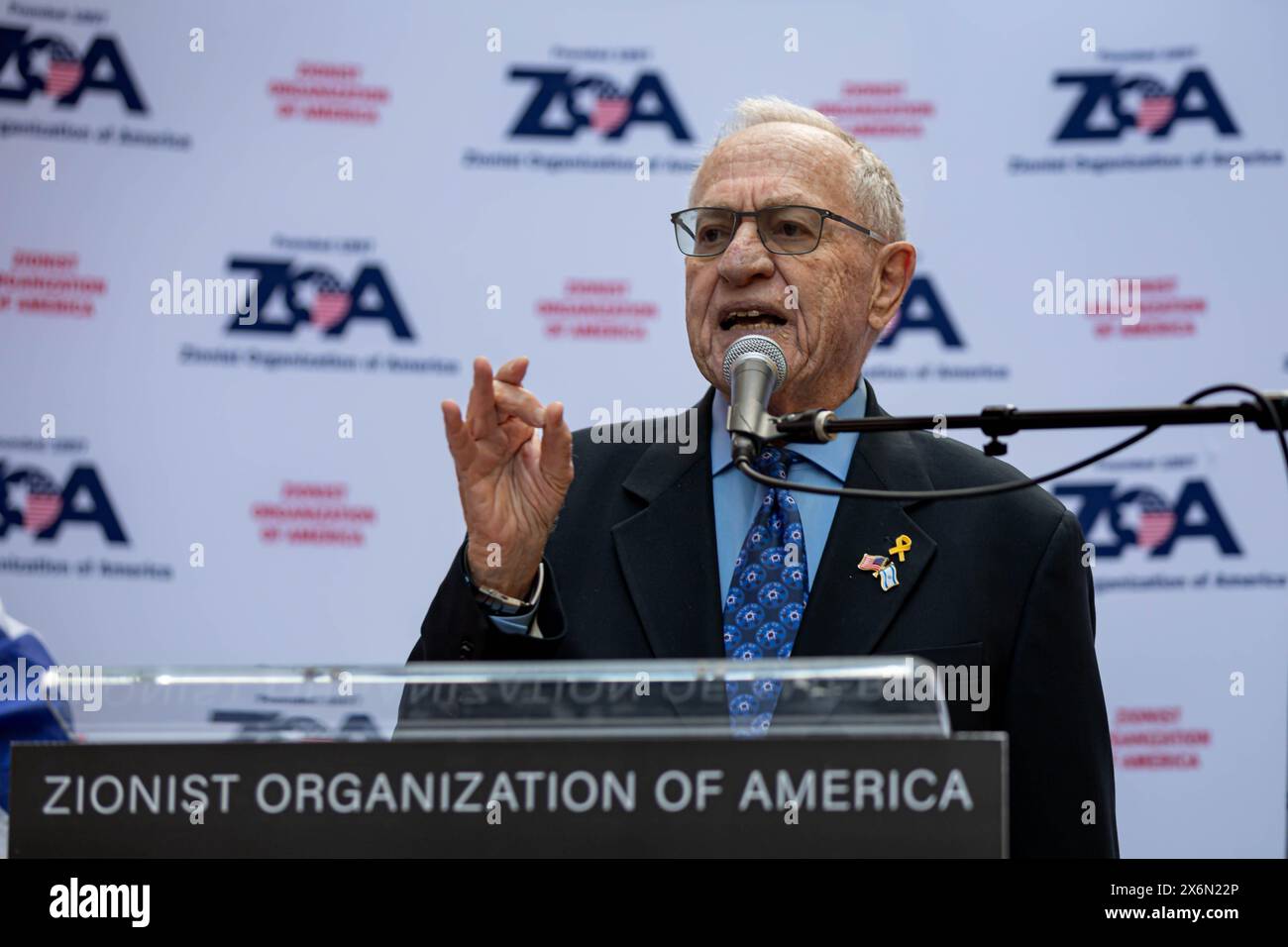 New York, United States. 13th May, 2024. Attorney Alan Dershowitz ...