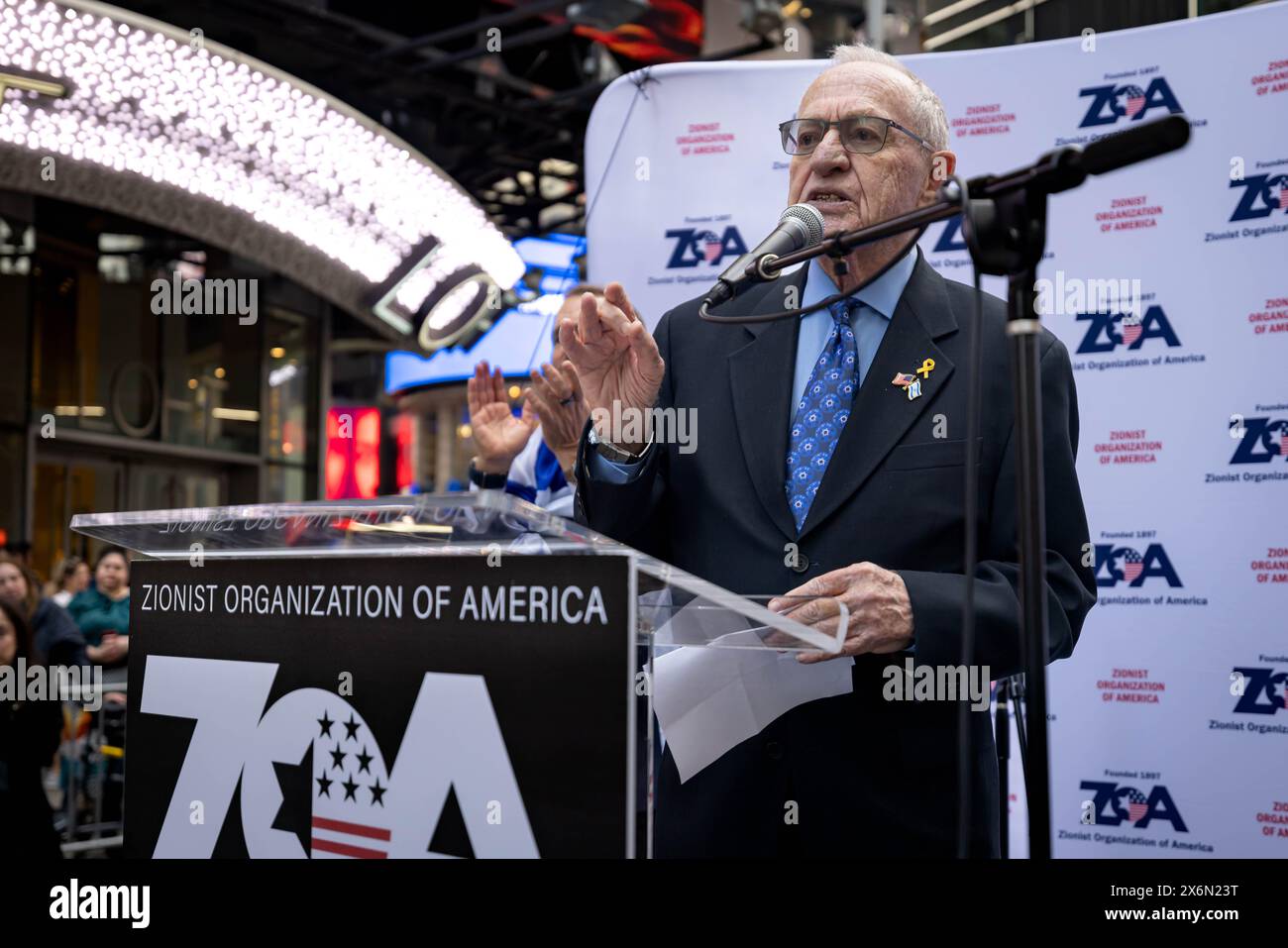 New York, United States. 13th May, 2024. Attorney Alan Dershowitz ...