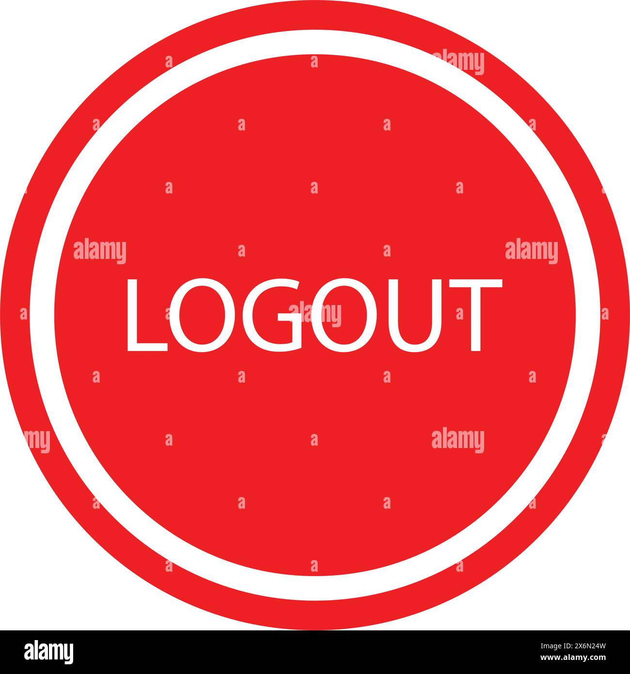 Logout icon Stock Vector Images - Alamy