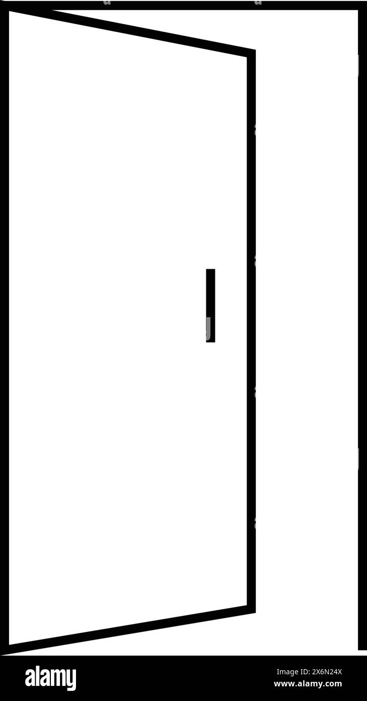 open door icon illustration design Stock Vector Image & Art - Alamy