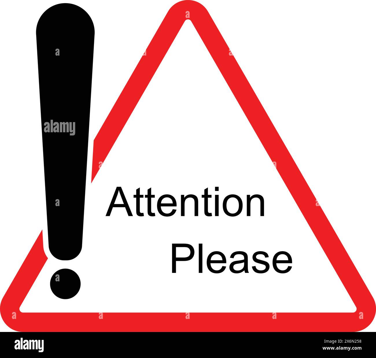 Attention message icon Stock Vector Images - Alamy