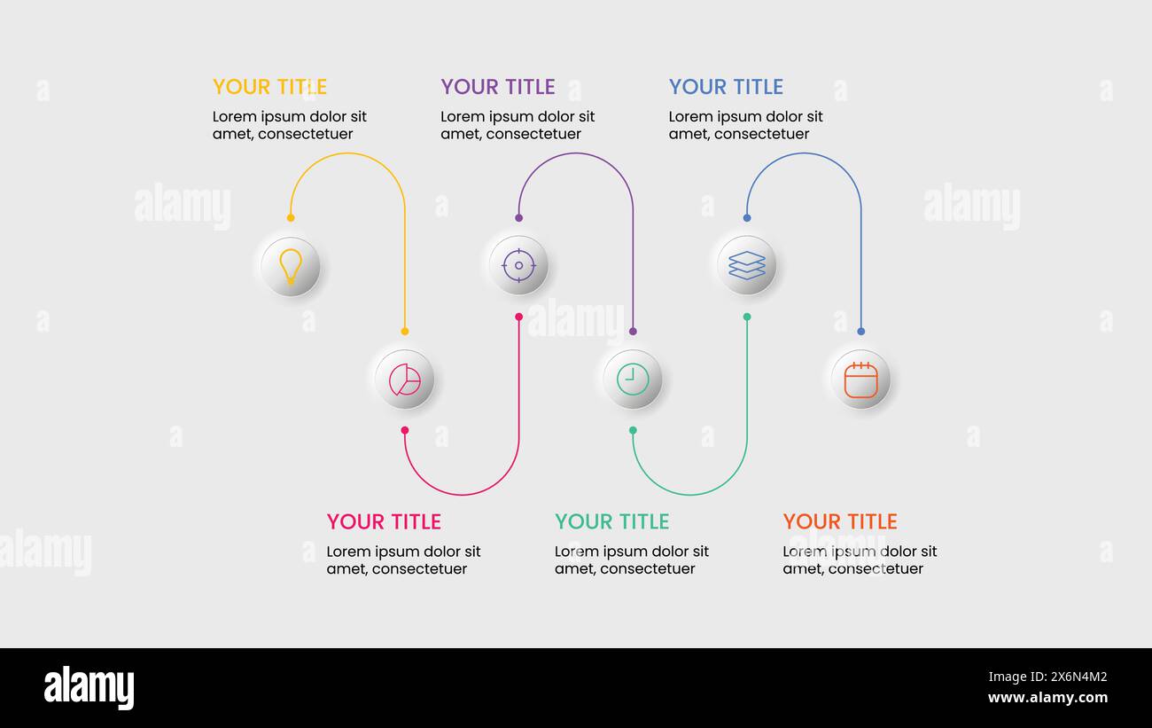 Creative Infographic template. Business process chart workflow ...