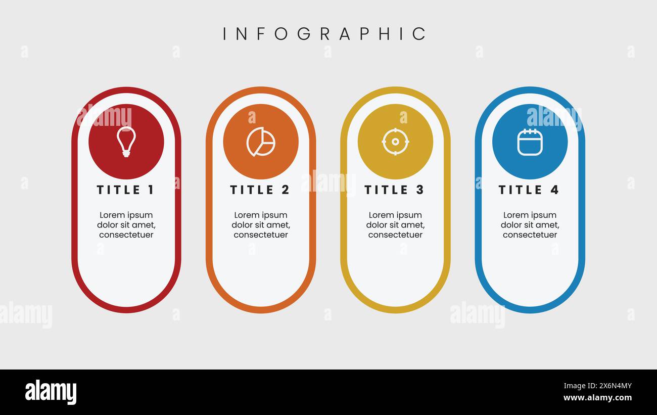 Creative Infographic template. Business process chart workflow ...