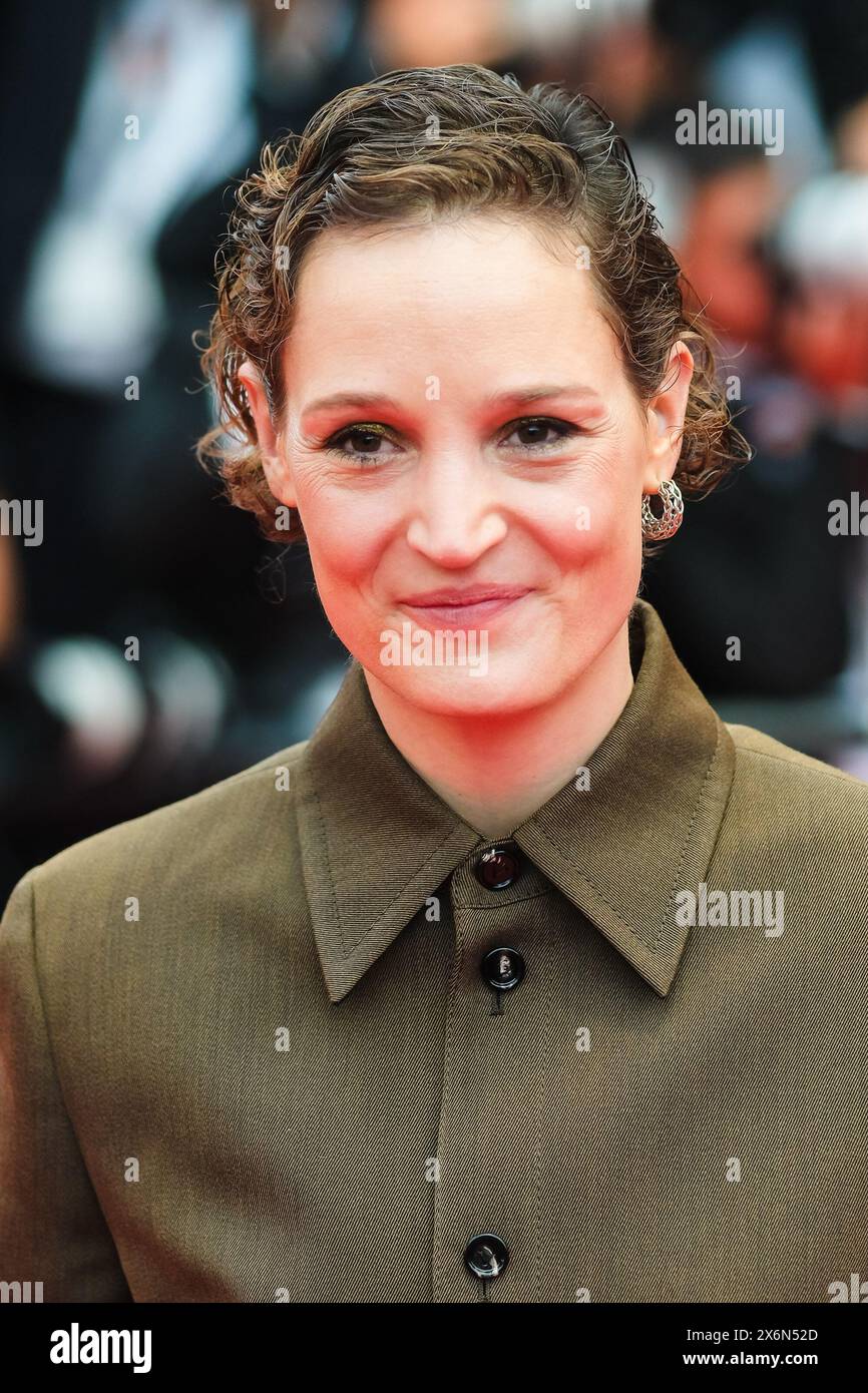 Cannes, France. 15th May, 2024. Vicky Krieps arrives on the Red Carpet ...