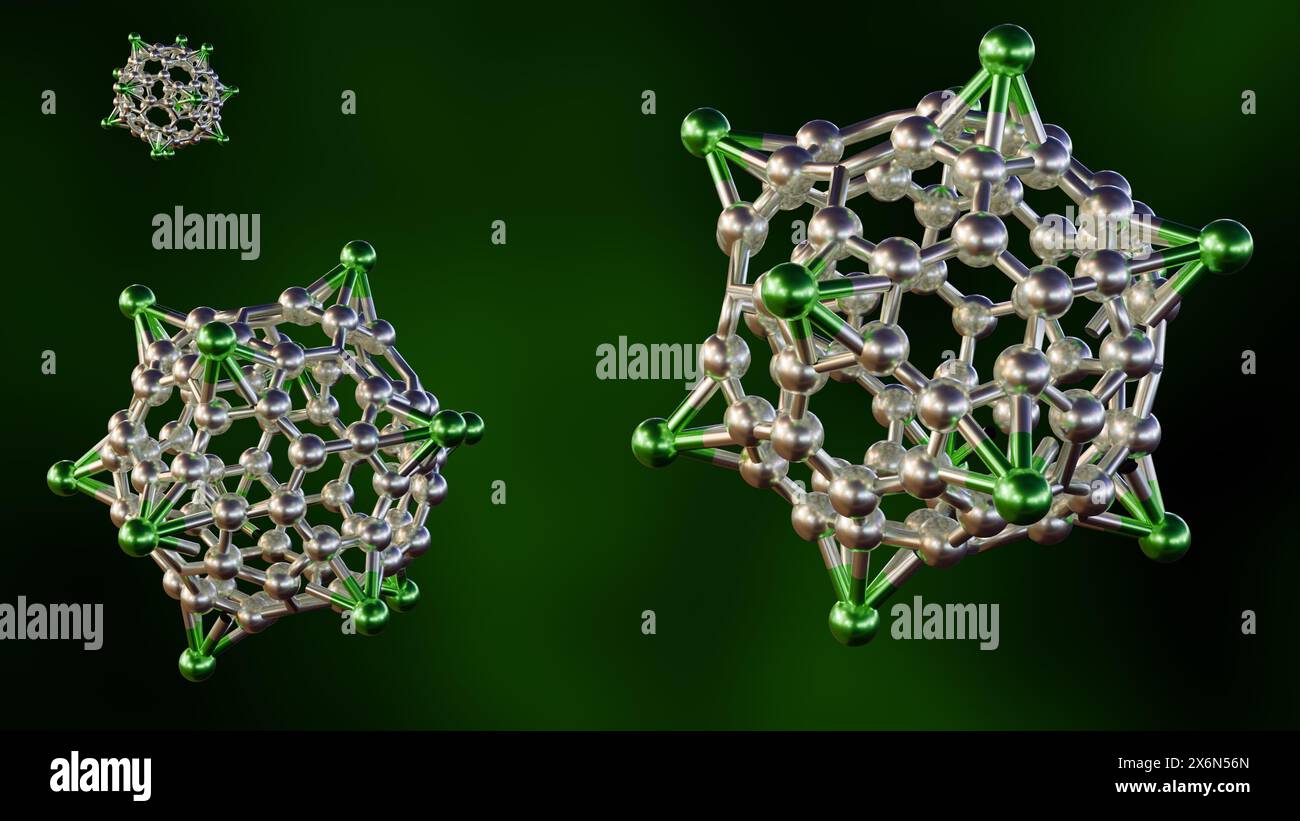 3d rendering of Alkali metal-decorated fullerenes. An efficient ...