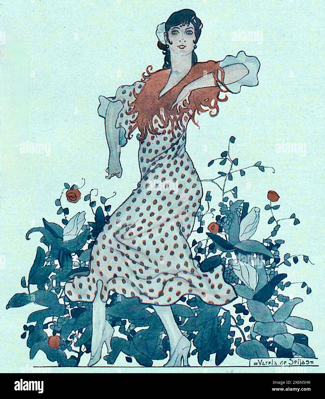 Enrique Varela de Seijas (Spanish illustrator) - La Esfera - 1916 Stock ...