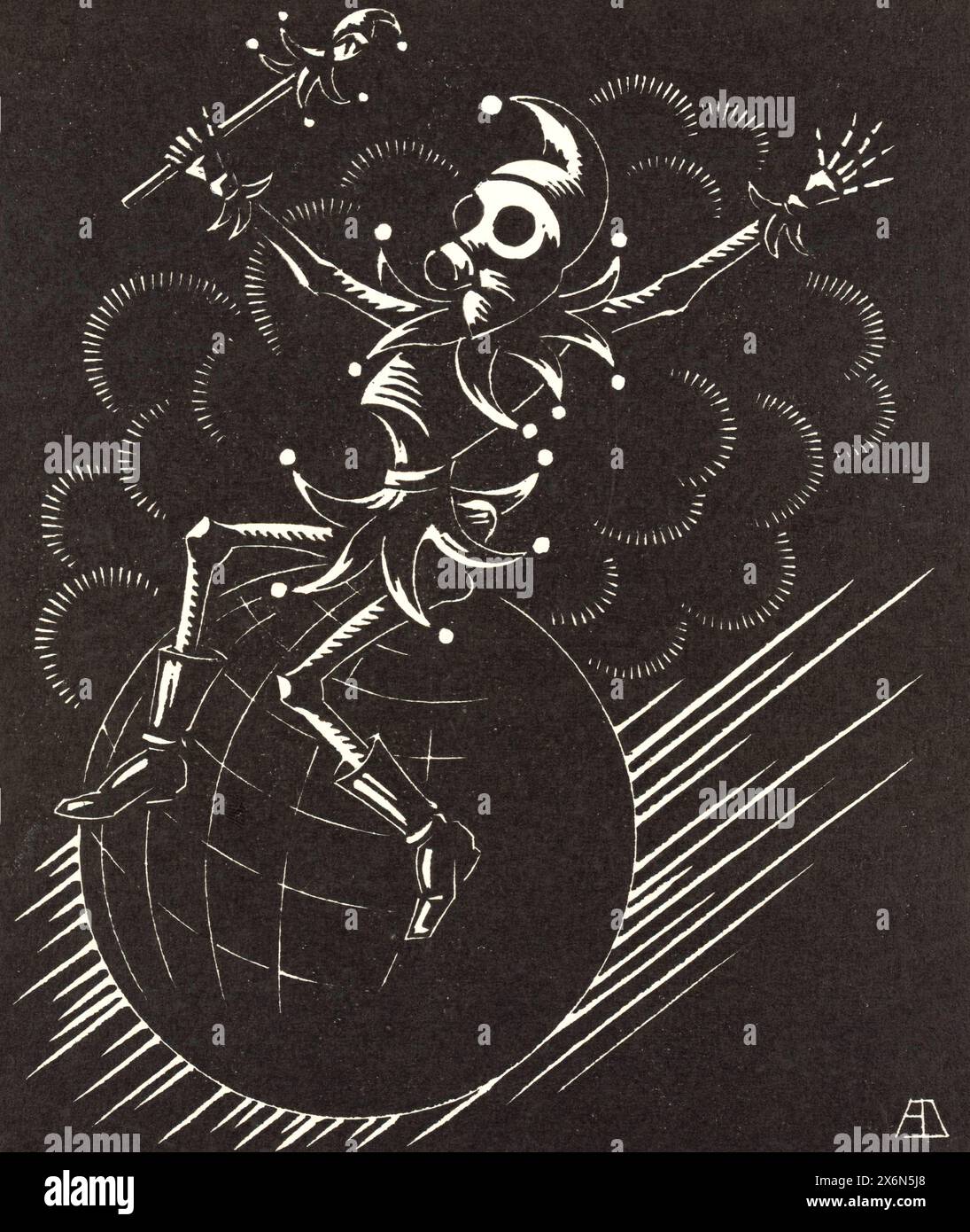 Albert Daenens - The Madness Dominating the World - 1931 Stock Photo ...