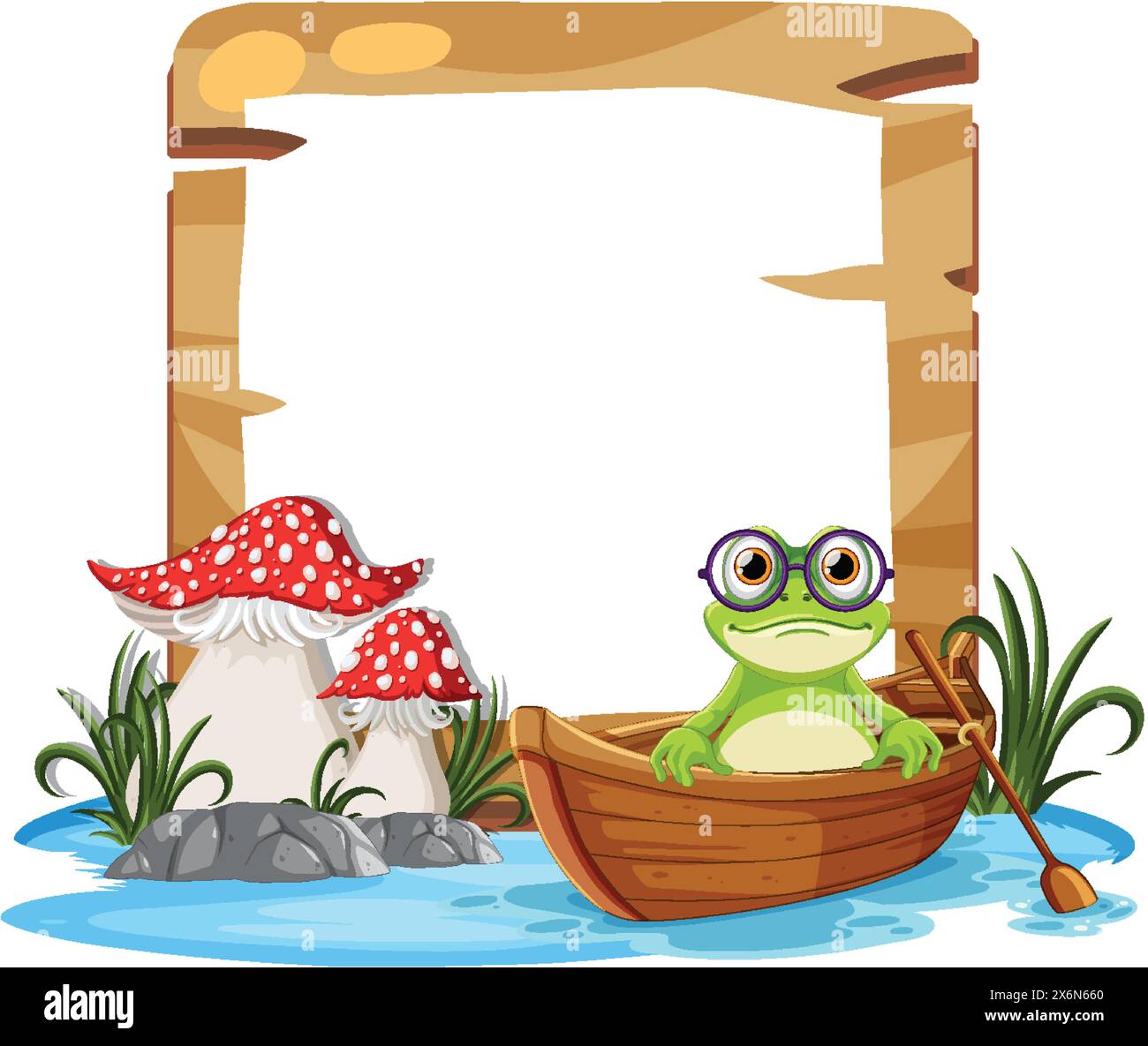 Green and red rowing boat Stock Vector Images - Alamy