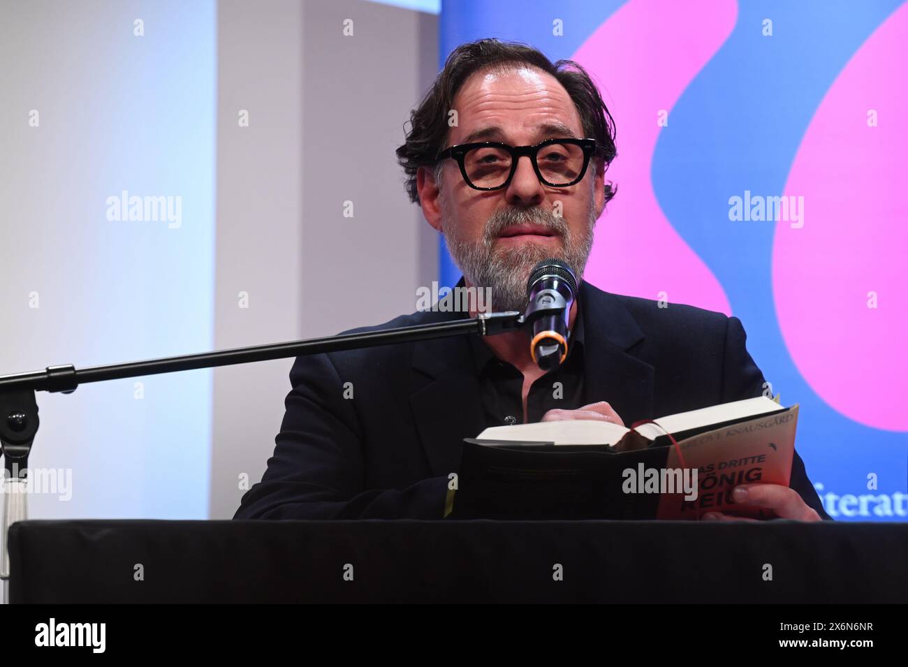 Cologne, Germany. 15th May, 2024. The actor Thomas Loibl reads at Lit ...