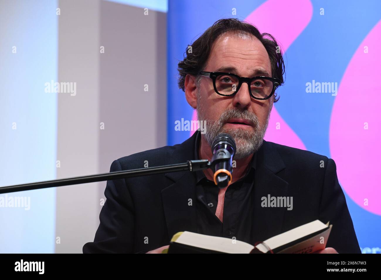 Cologne, Germany. 15th May, 2024. The actor Thomas Loibl reads at Lit ...