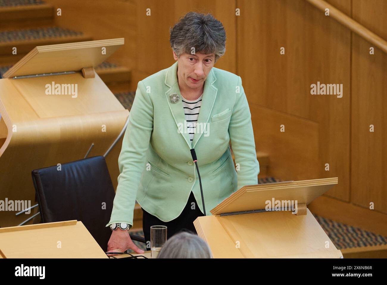 Edinburgh Scotland, UK 15 May 2024.Liz Smith MSP at the Scottish ...