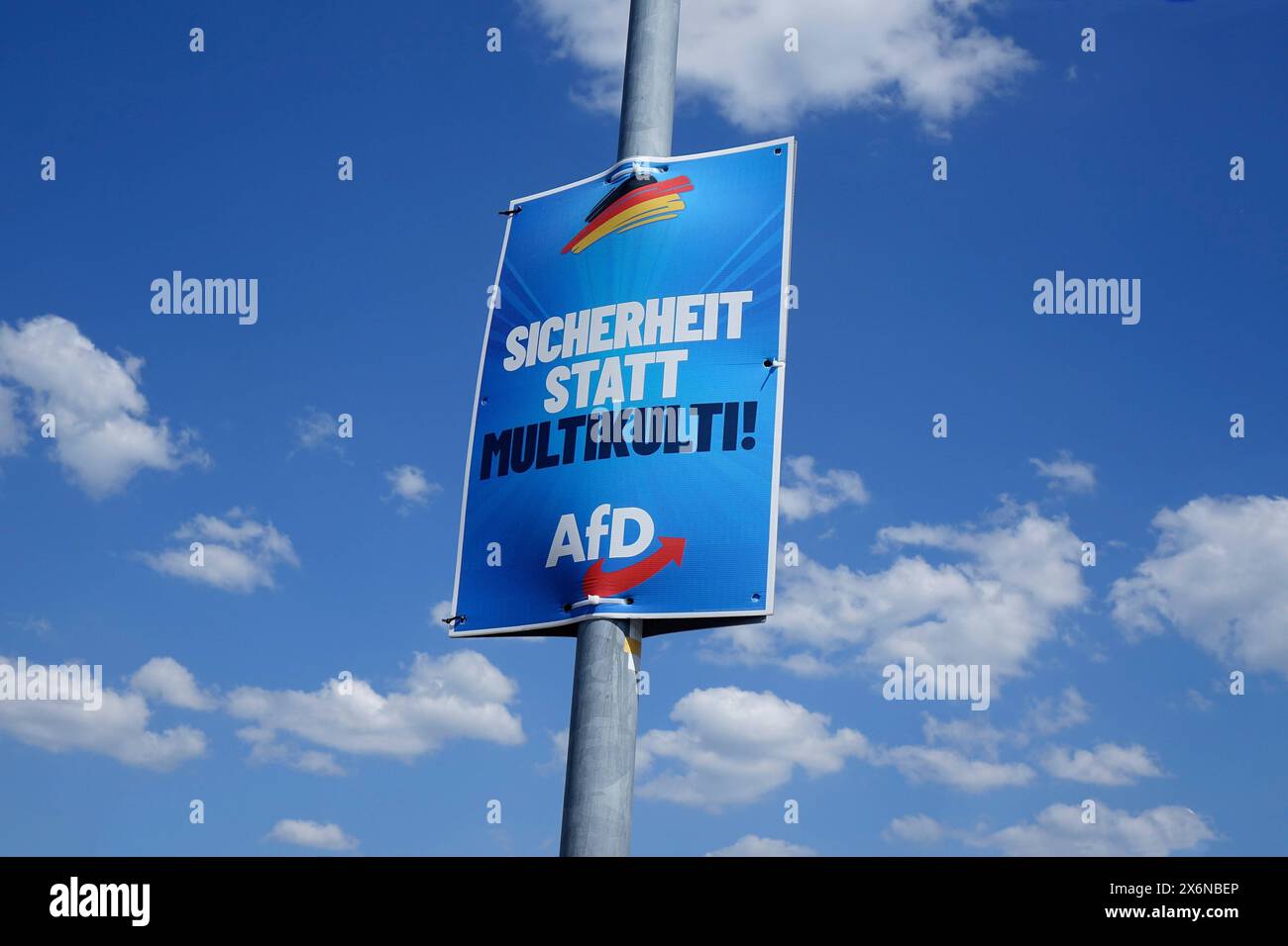Wahlplakat der AfD Wahlplakat der AfD, 14.05.2024, Borkwalde ...