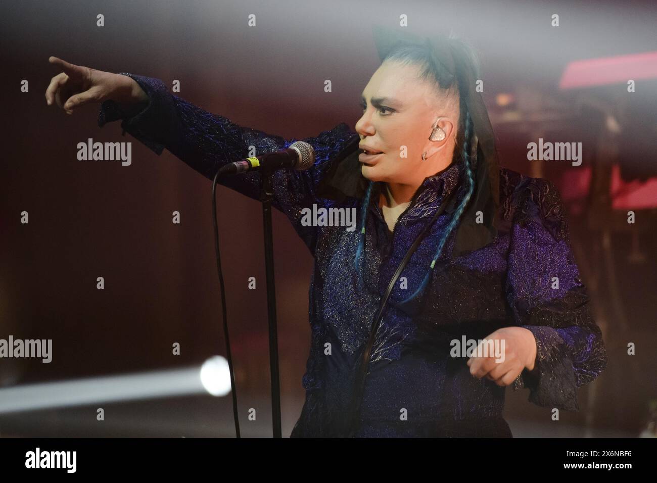 Loredana Berte performing live during her “Manifesto Tour 2024” Stock ...