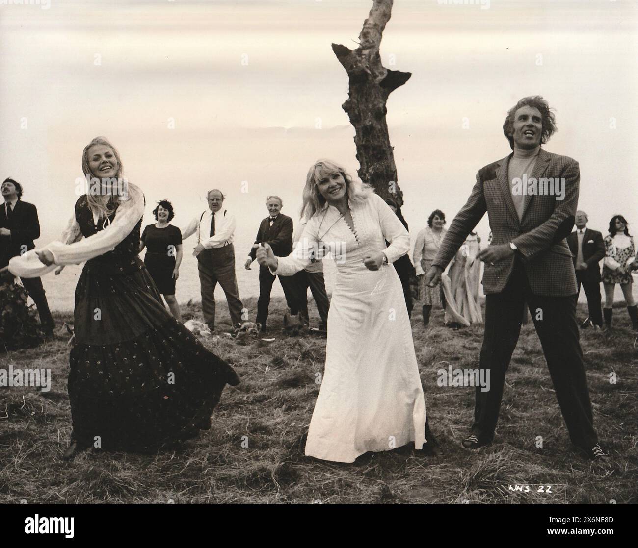 The Wicker Man (Lion International, 1973). Christopher Lee and Britt Ekland Stock Photo - Alamy