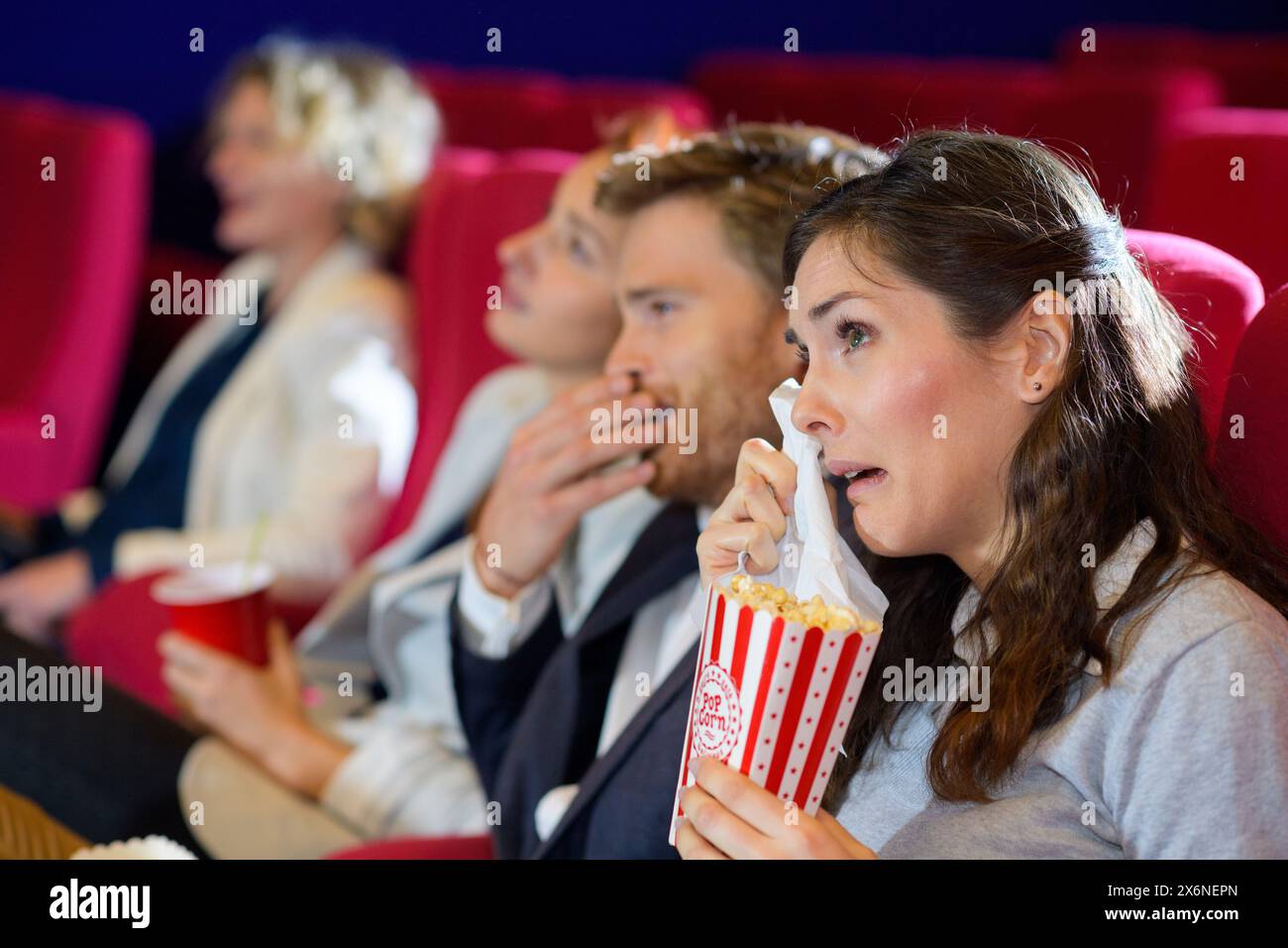 Woman audience tears hi-res stock photography and images - Alamy