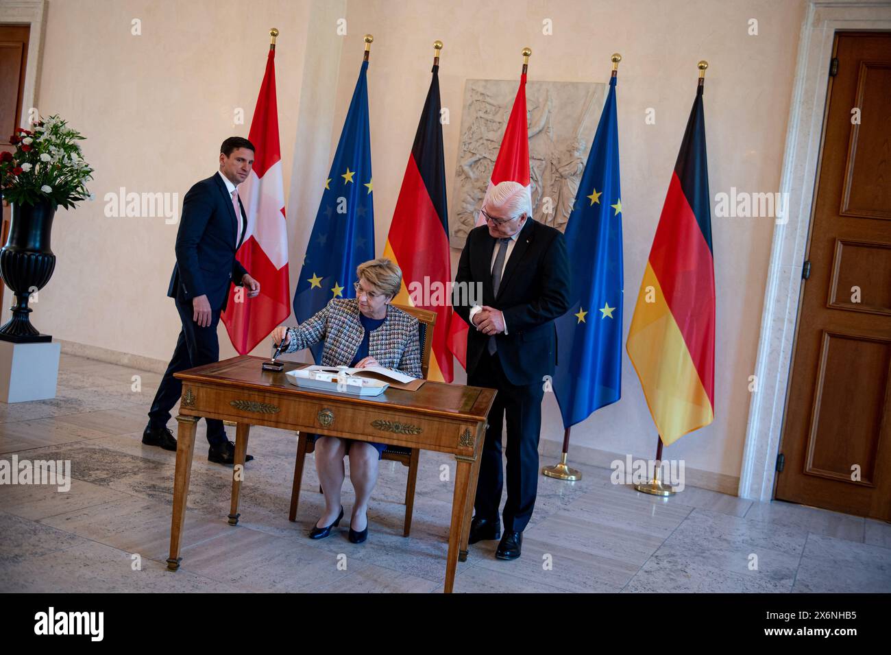 Berlin, Germany. 16th May, 2024. Viola Amherd, President of the Swiss ...