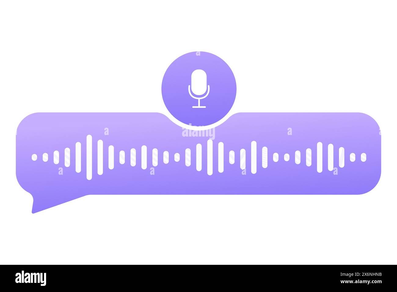 Sound record wave, talk, voice chat, phone app screen, audio player ...