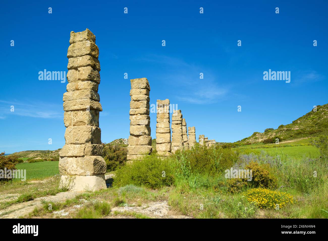 Los Banales archaeological site in Uncastillo, Cinco Villas, Zaragoza ...