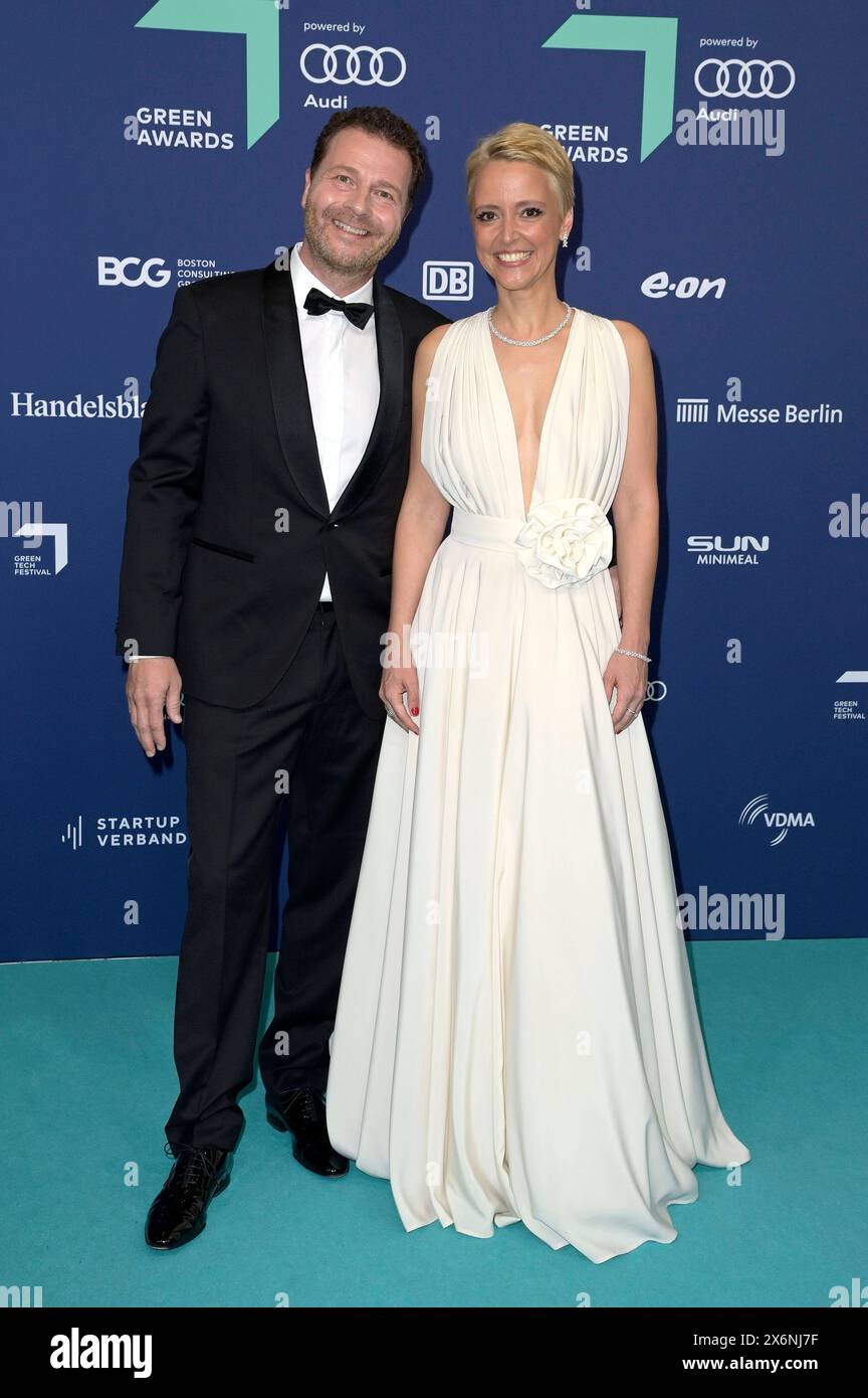 Alexia Osswald mit Ehemann Tom Blum bei der Verleihung der 17. Green ...