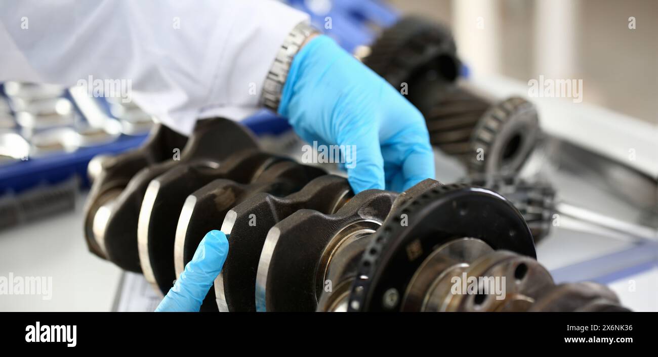Car mechanic cleaning engine hi-res stock photography and images - Alamy