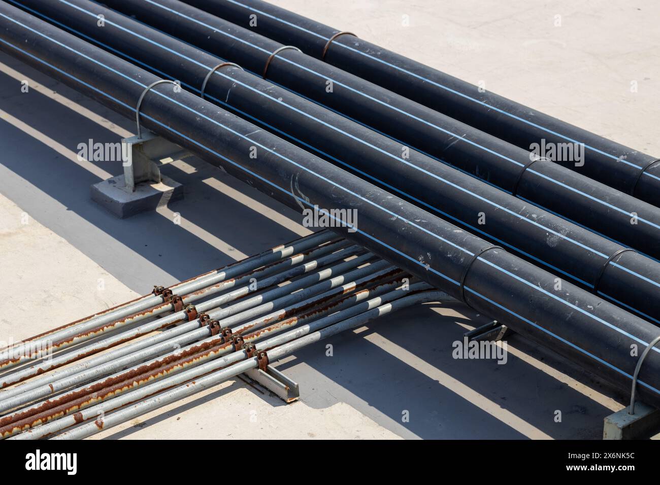 water pipe pvc black rubber type water supply pipeline outdoor building ...