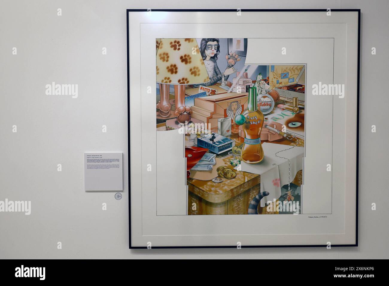 Oberhausen, Deutschland, 09.05.2024 Die Ausstellung HIPGNOSIS.BREATHE ...