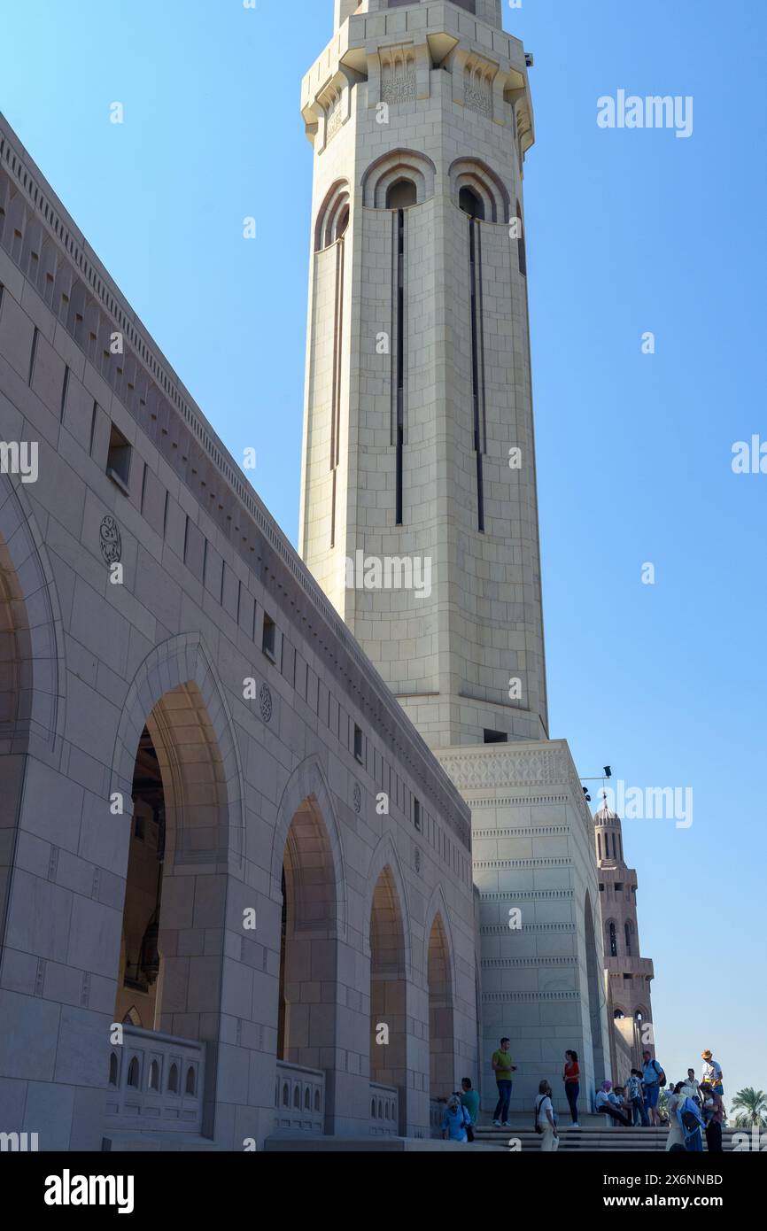 Muscat, Oman - January 2, 2024: A group of people gather at the ...
