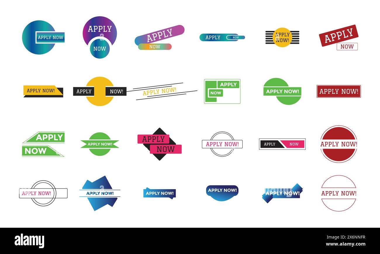 Application vector vectors hi-res stock photography and images - Alamy