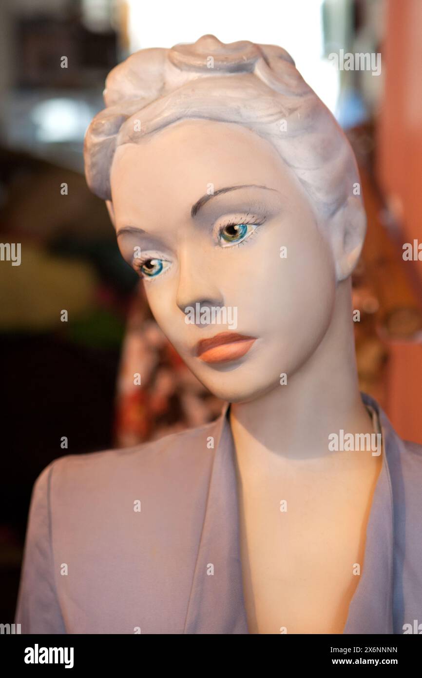 A classic mannequin bust of a woman Stock Photo - Alamy