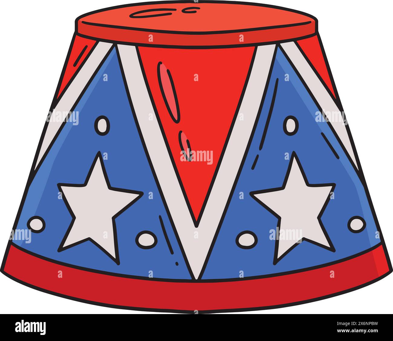 Circus Podium Cartoon Colored Clipart Illustration Stock Vector Image ...