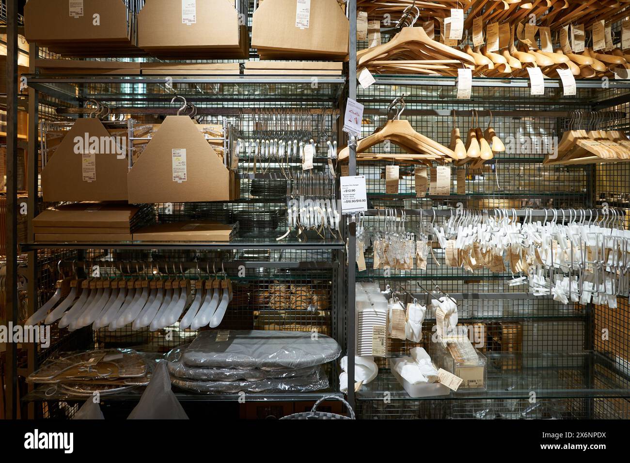 SINGAPORE - NOVEMBER 06, 2023: interior shot of Muji store in Singapore ...