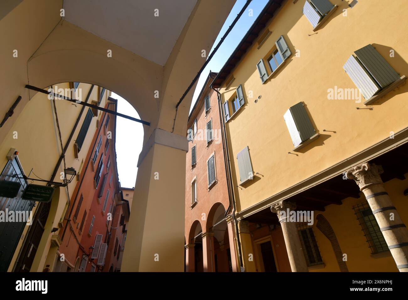 Bologna is famous for being the city of arcades. They are beautiful ...