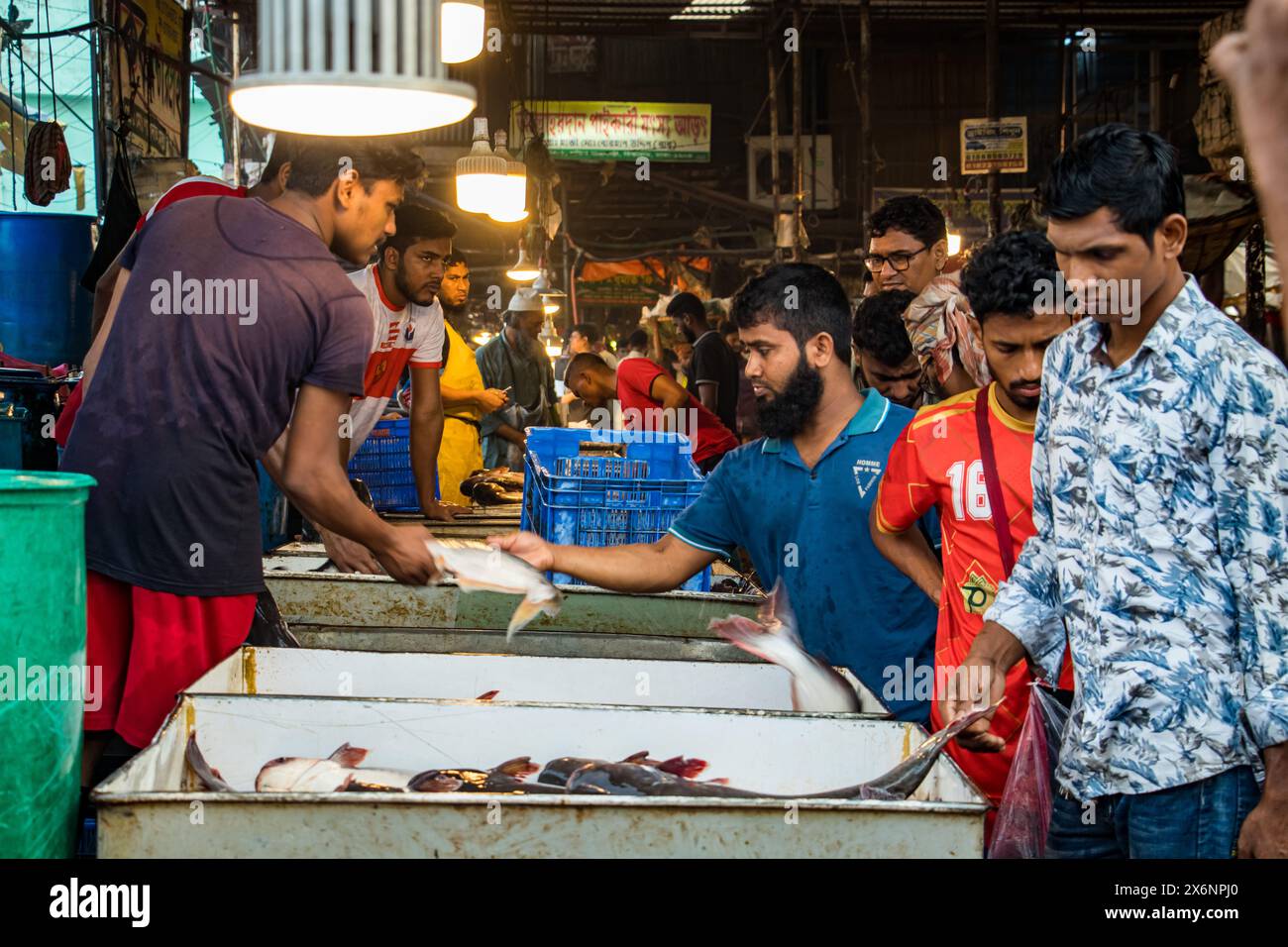 In Jatrabari, Dhaka, Bangladesh, vendors bustle with activity, selling ...