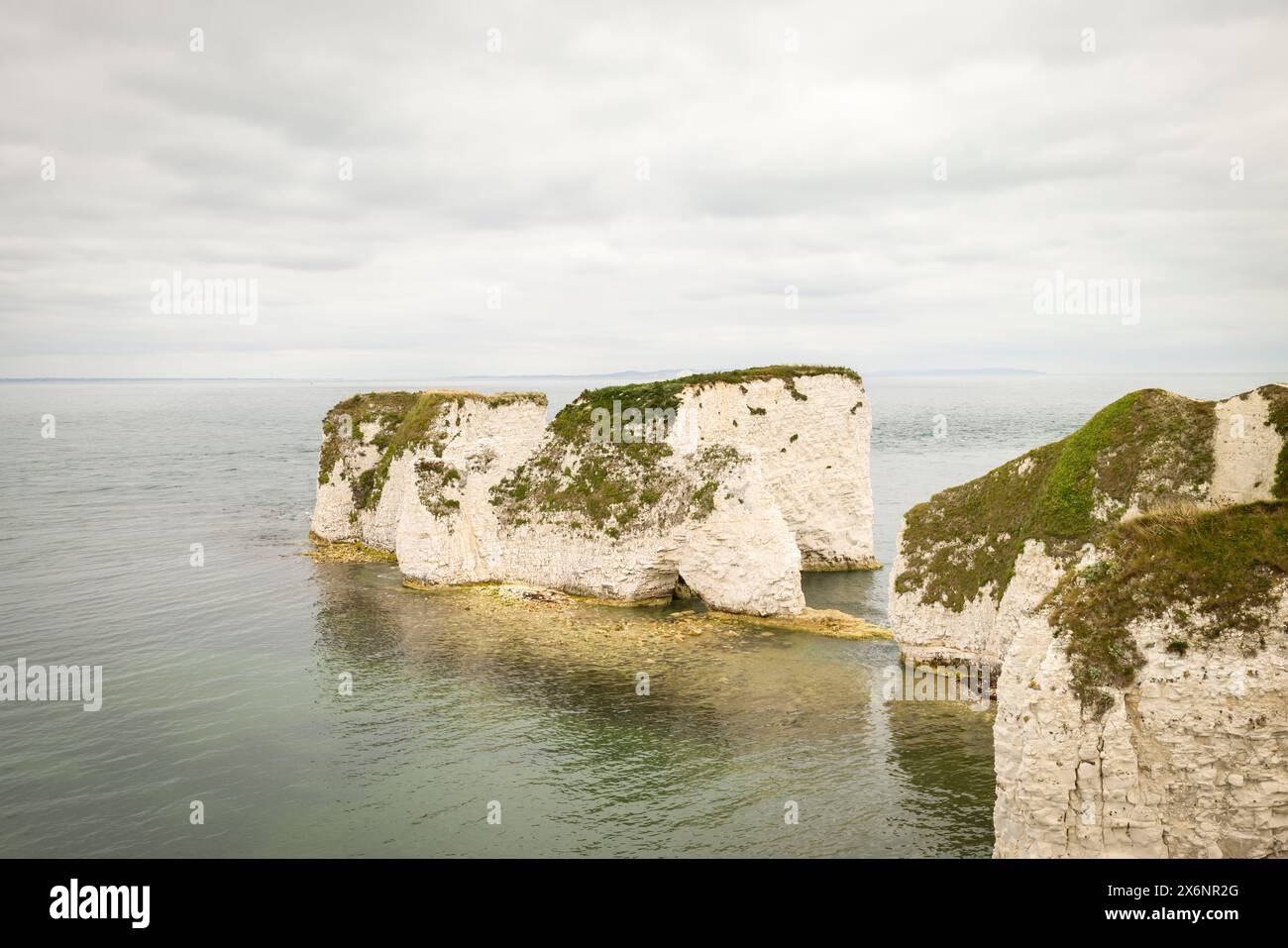 Old Harry Rocks. Chalk cliffs on the Jurassic Coast, UNESCO World ...