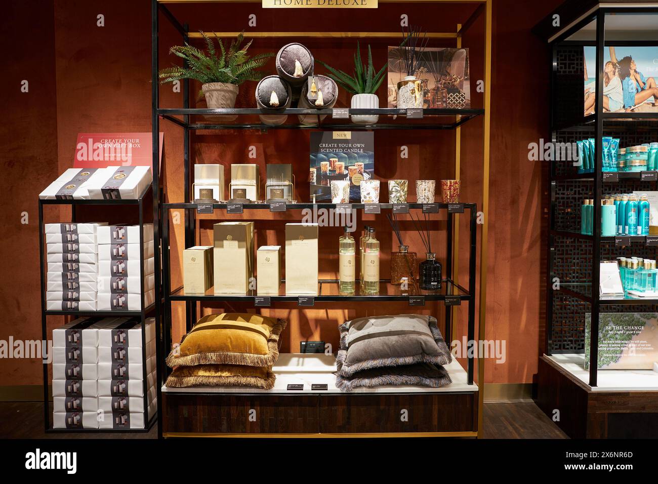 SINGAPORE - NOVEMBER 06, 2023: interior shot of Rituals store in ...