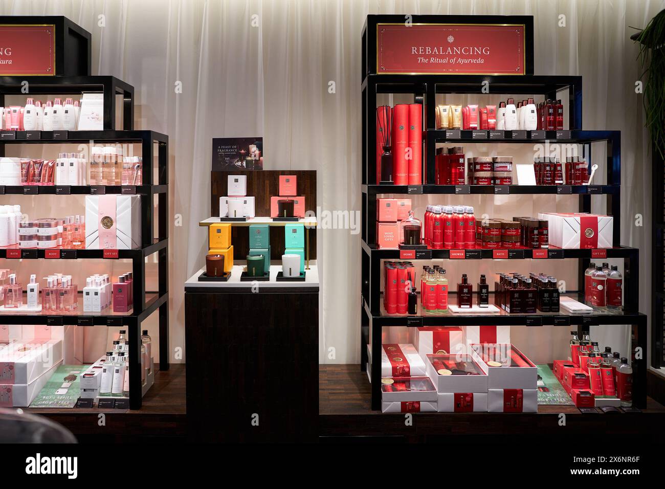 SINGAPORE - NOVEMBER 06, 2023: interior shot of Rituals store in ...