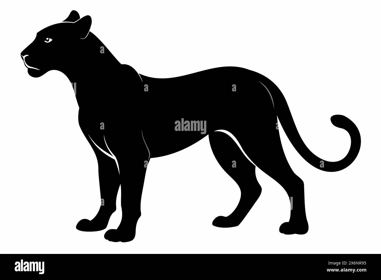 Concept art black panther Cut Out Stock Images & Pictures - Alamy