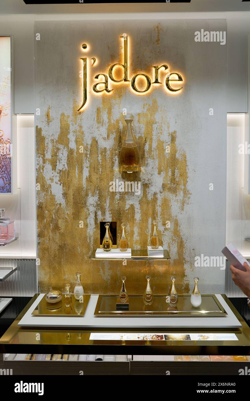SINGAPORE - NOVEMBER 06, 2023: J'adore perfumes on display as seen at ...