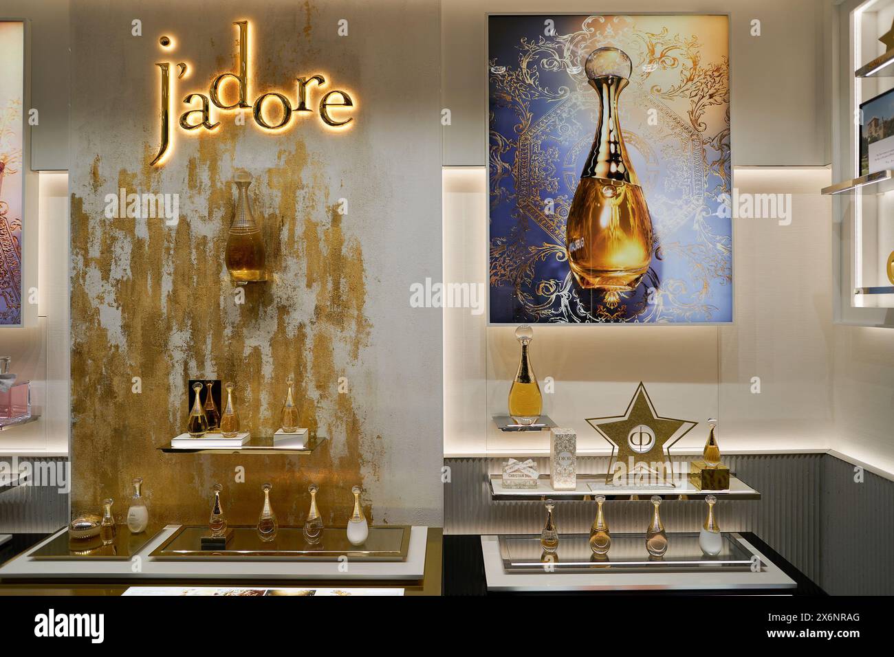 SINGAPORE - NOVEMBER 06, 2023: J'adore perfumes on display as seen at ...