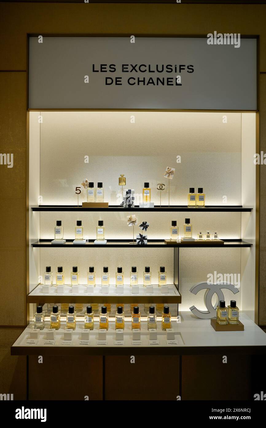 Chanel Perfume Display