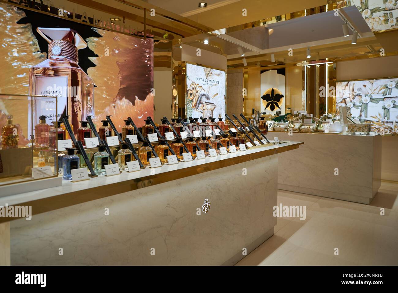 SINGAPORE - NOVEMBER 06, 2023: Guerlain pop-up store in ION Orchard ...