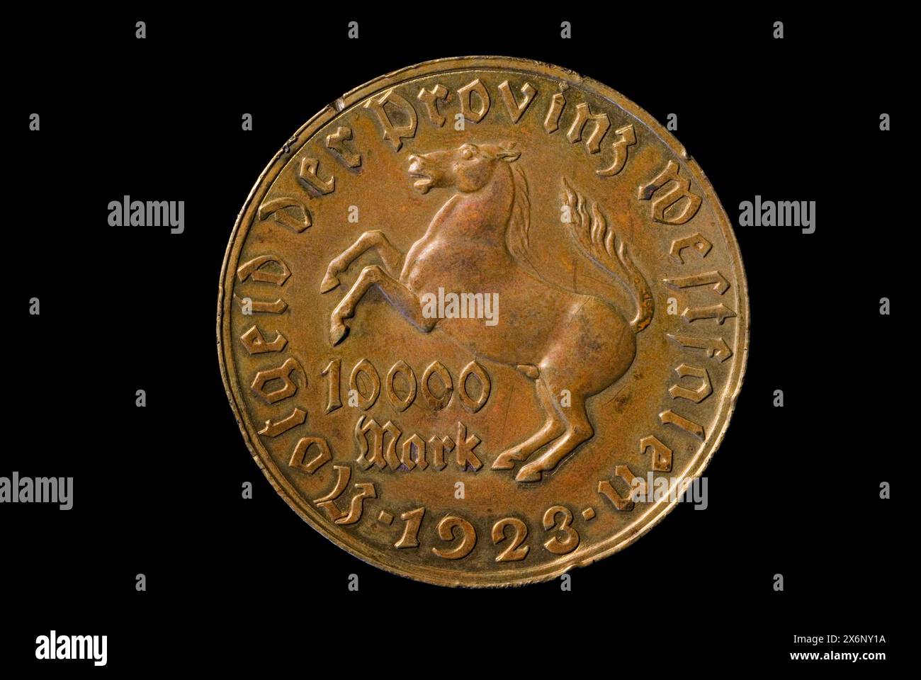 Westphalia, 1923 10000 Mark, Notgeld Stock Photo - Alamy