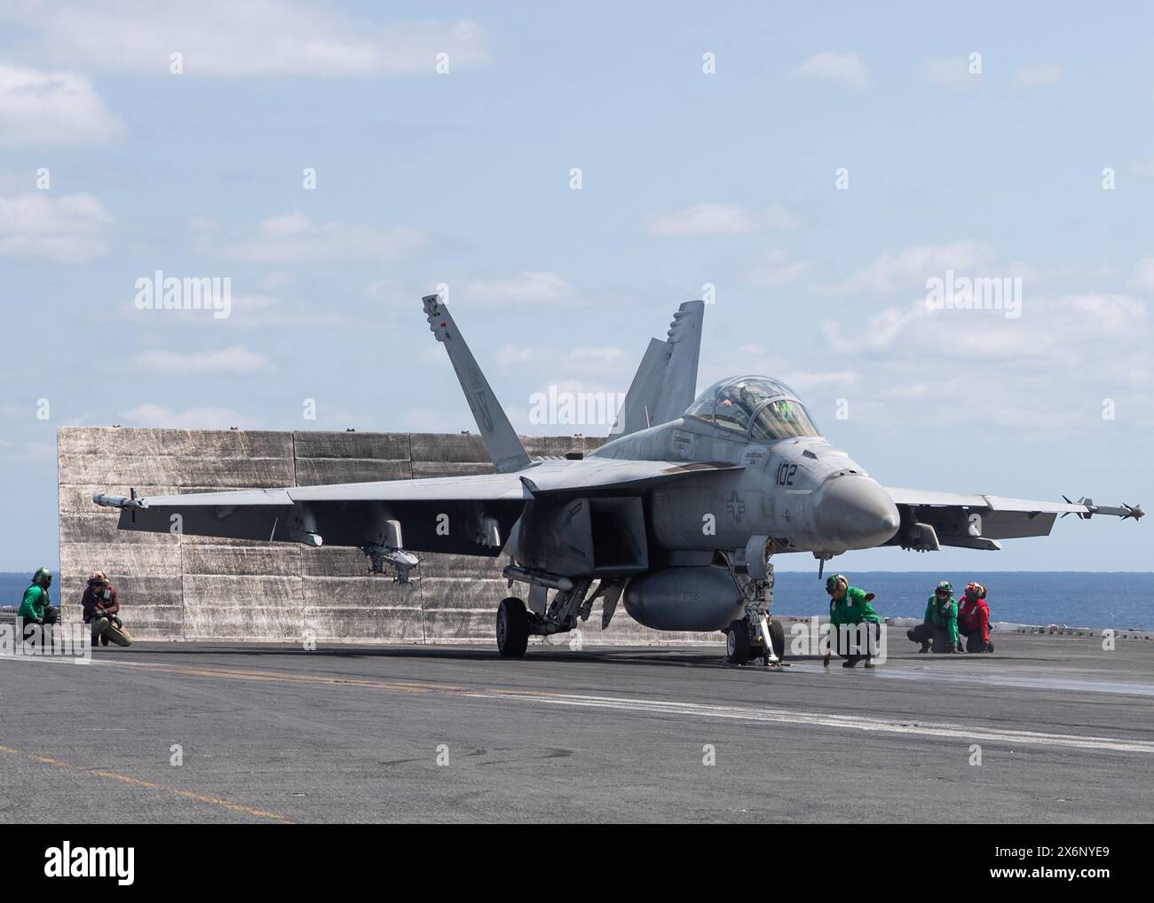 240429-N-JU916-1249 ATLANTIC OCEAN (April 29, 2024) An F/A-18F Super ...