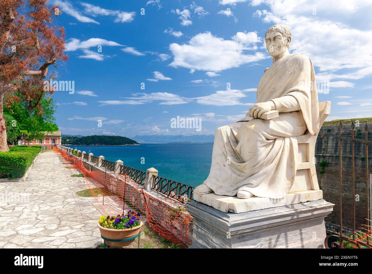 Statue of Frederick North, 5th Earl of Guilford, aka Lord Guilford, a ...